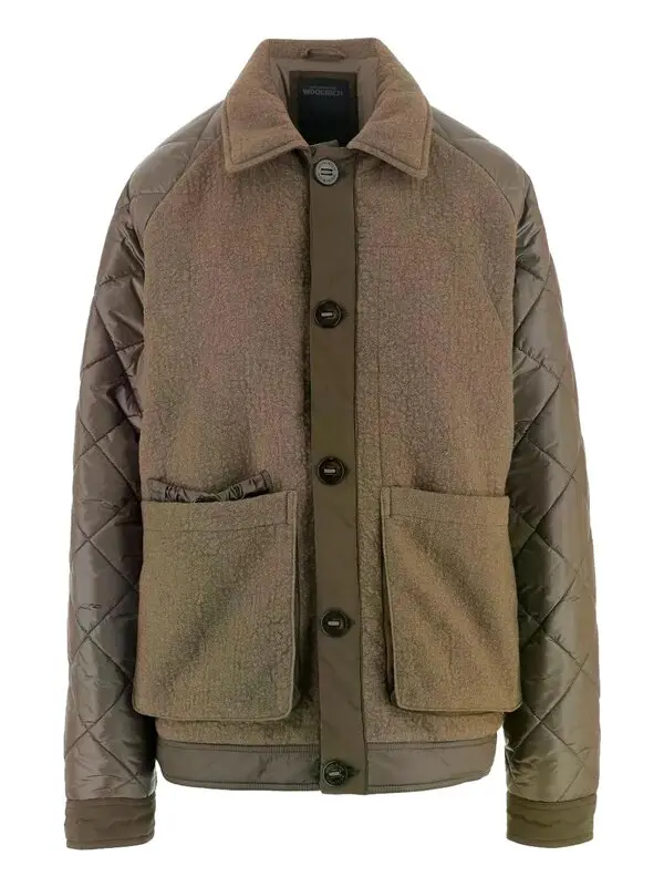 Woolrich Diamond-quilted Jacket - Green