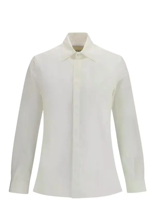 Valentino Garavani Long-sleeve Poplin Shirt - White