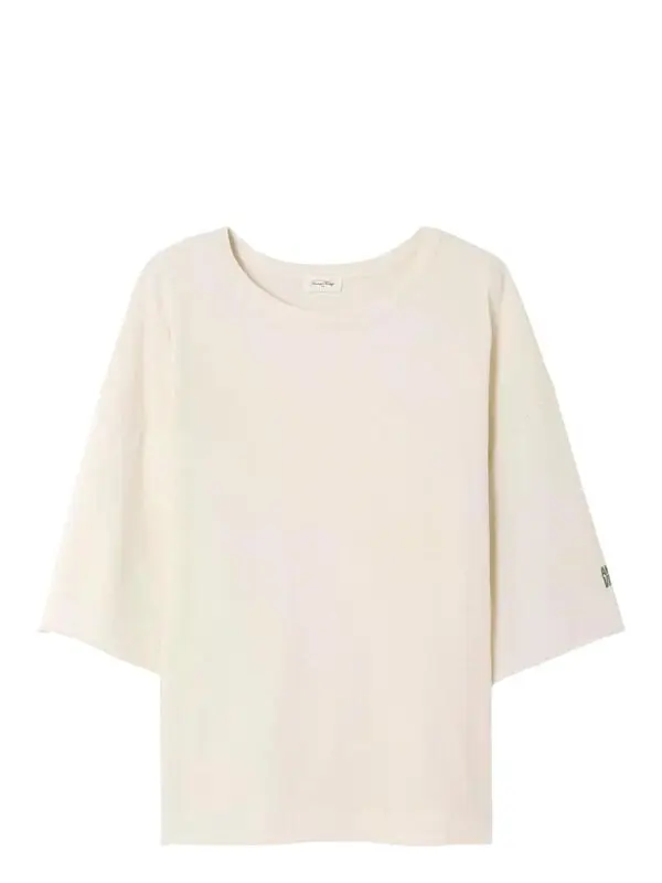 American Vintage Short-sleeve Round-neck T-shirt - Neutrals