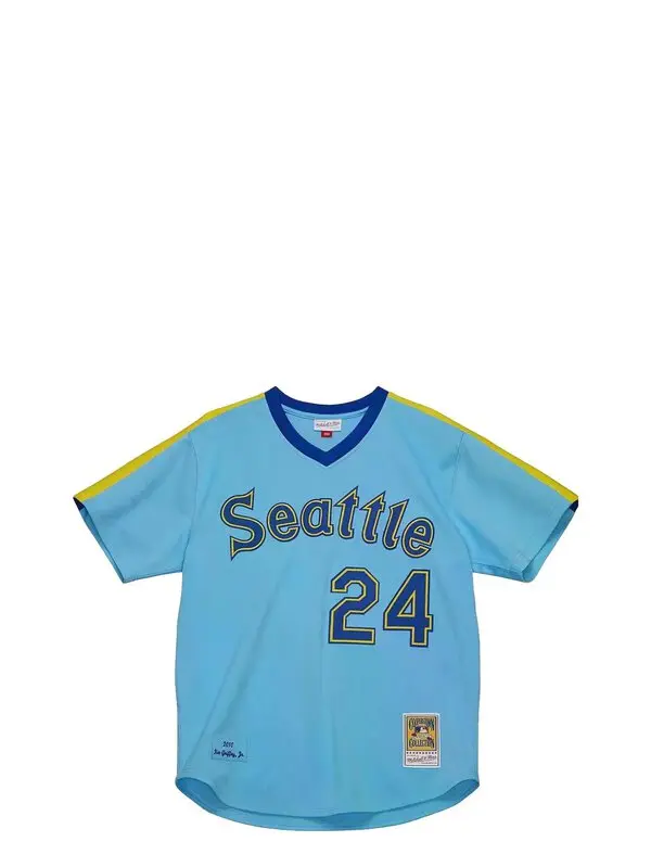 Mitchell & Ness Mlb Mariners 2010 Ken Griffey Jr T-shirt - Blue