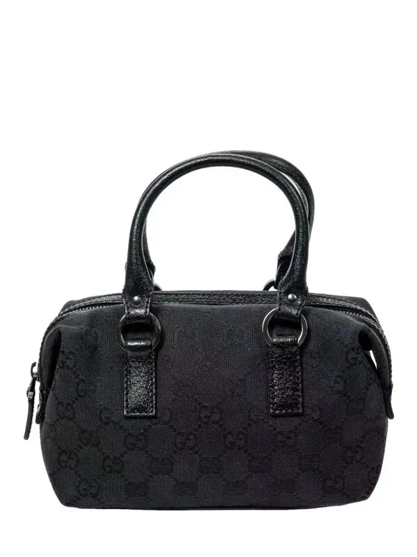 Gucci Gg Monogram Tote Bag - Black