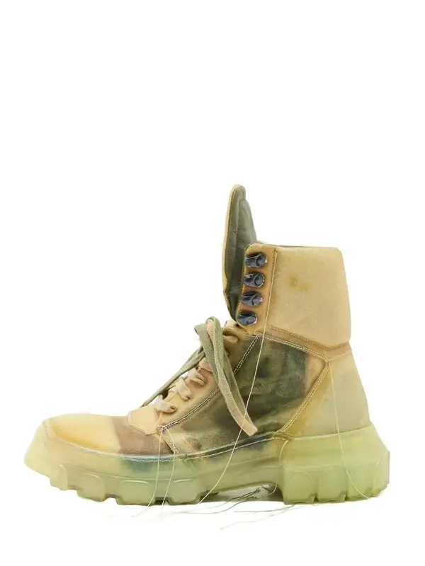 Rick Owens Tractor Platform Boots - Green