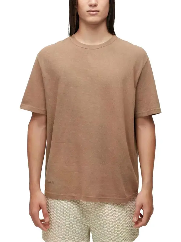 OSKLEN Crew-neck T-shirt - Brown