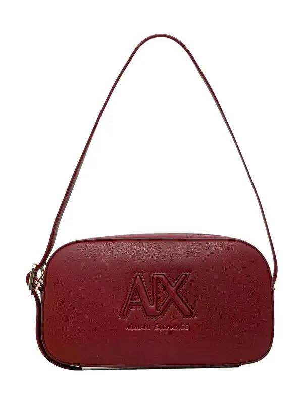 Armani Exchange Logo-detail Shoulder Bag - Red