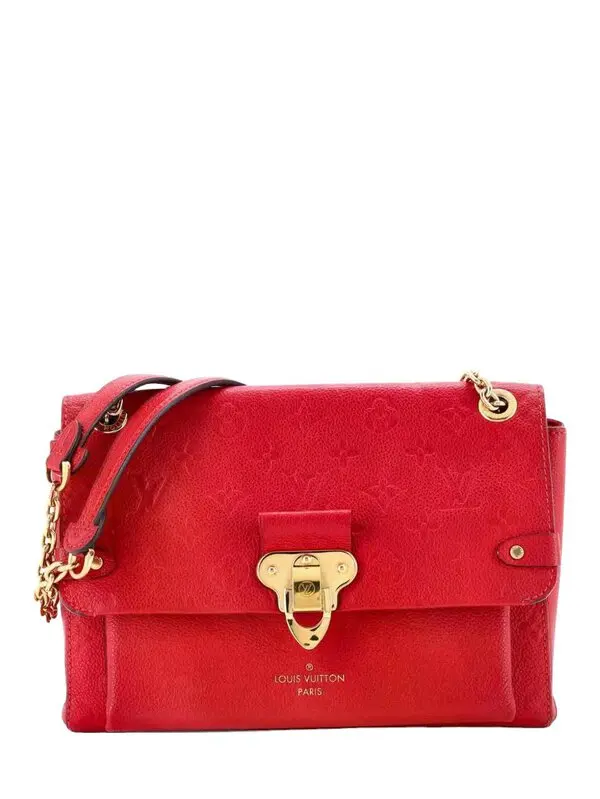 LOUIS VUITTON Vavin Pm Crossbody Bag Monogram Empreinte Leather - Red