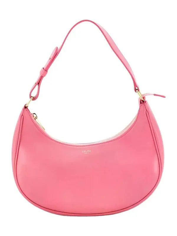 Celine Ava Leather Hobo Bag - Pink