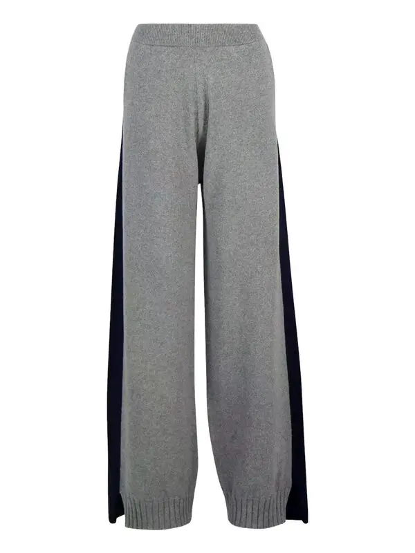 Stella McCartney Ribbed-waistband Trousers - Grey