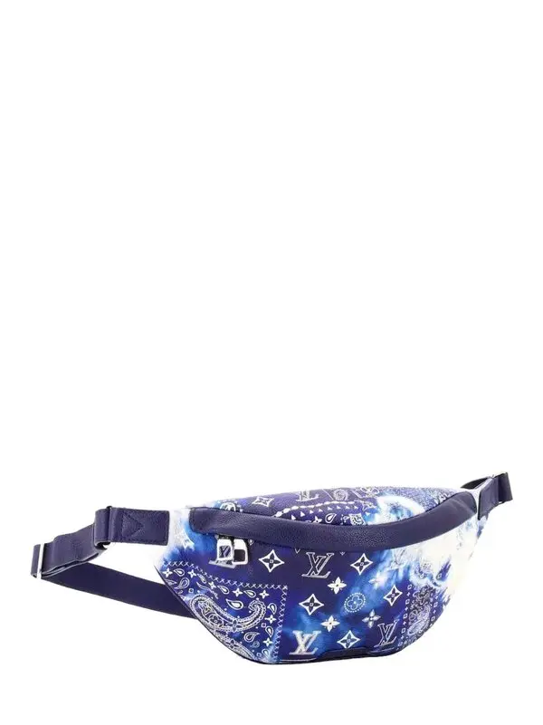 LOUIS VUITTON Discovery Bumbag Limited Edition Monogram Bandana - Blue