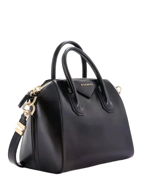Givenchy Antigona Small Satchel Glazed Leather - Black