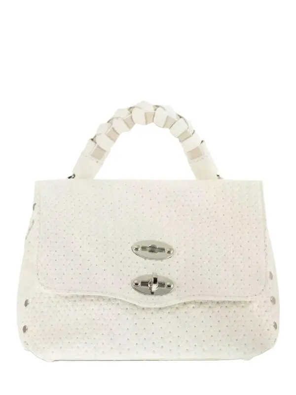 ZANELLATO Baby Postina® Textured Tote - White