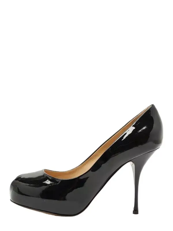 GIUSEPPE ZANOTTI Peep-toe Heeled Pumps - Black