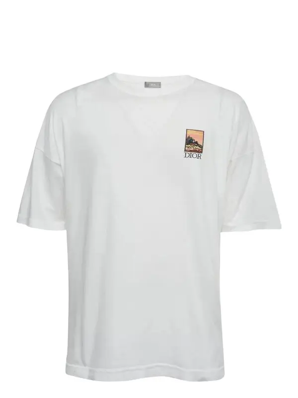Dior Graphic-print T-shirt - White