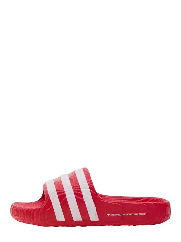 Adidas Logo-print Slippers - Red