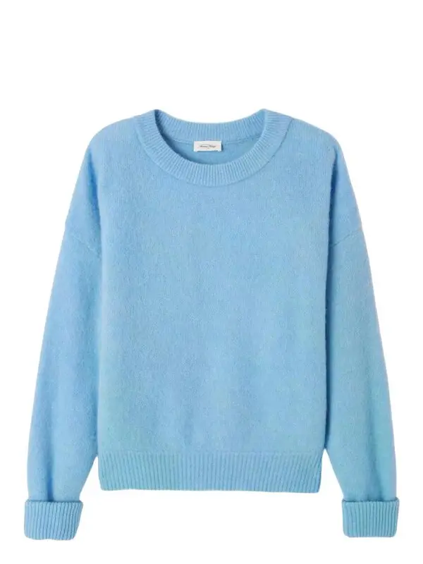 American Vintage Round Neck Sweater - Blue