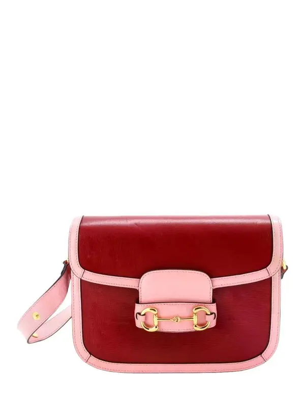 Gucci Horsebit 1955 Small Shoulder Bag - Red