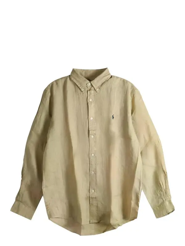 Polo Ralph Lauren Button-down Long-sleeve Shirt - Neutrals