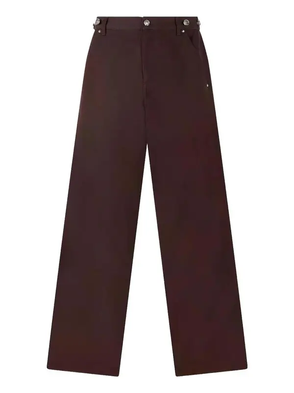 Roberto Cavalli Button-fastening Pocket Trousers - Brown