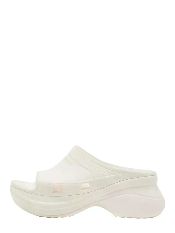 Balenciaga X Crocs Platform Slides - White