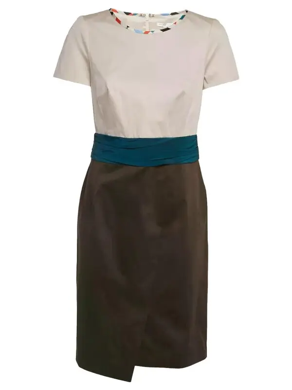 Paule Ka Cotton Panel Dress - Neutrals