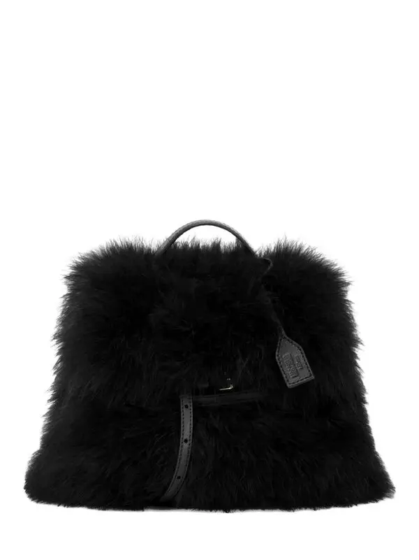 Moschino Faux-fur Tote Bag - Black