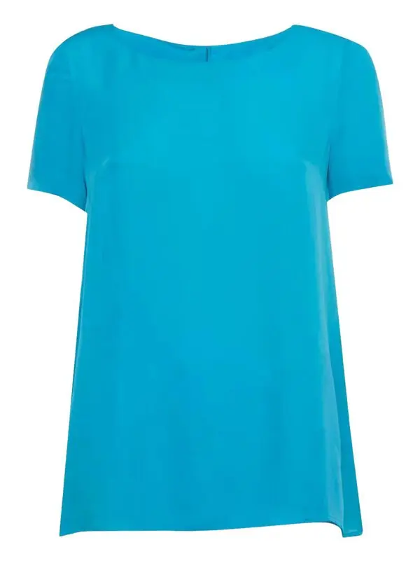 Diane Von Furstenberg Maggy Silk Top - Blue