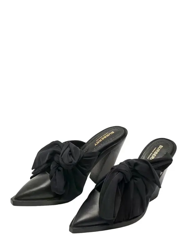 Burberry Tillington Mules - Black
