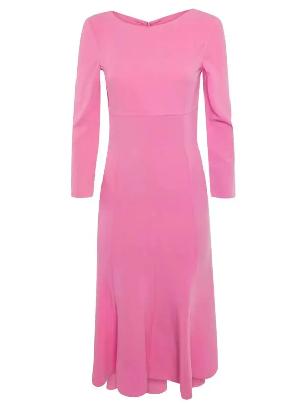 Michael Kors Long-sleeve Midi Dress - Pink