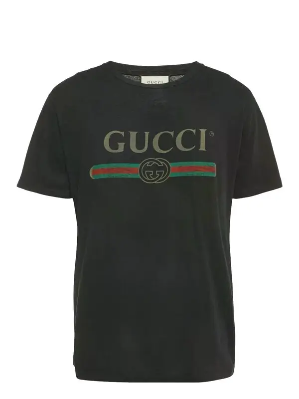 Gucci Logo-print T-shirt - Black