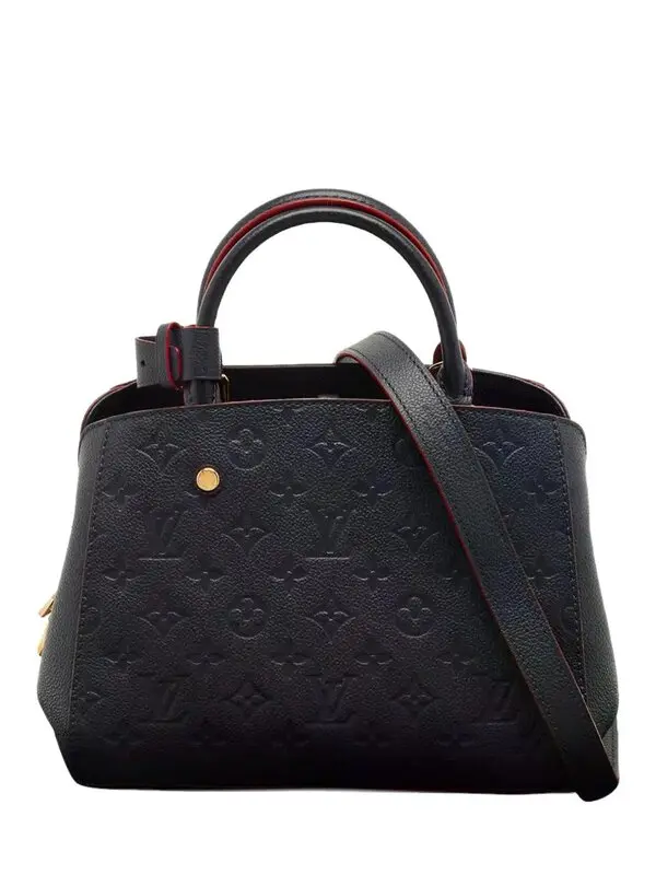 LOUIS VUITTON 2018 Montaigne Bb Tote - Black