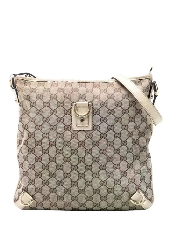 Gucci Gg Canvas Abbey D-ring Crossbody Bag - Brown