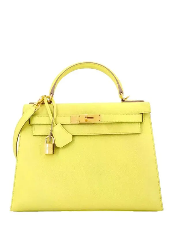 Hermès Kelly 28 Satchel - Yellow