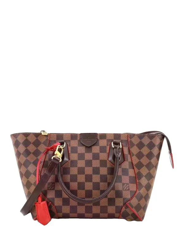 LOUIS VUITTON Caissa Damier Pm Tote Bag - Brown