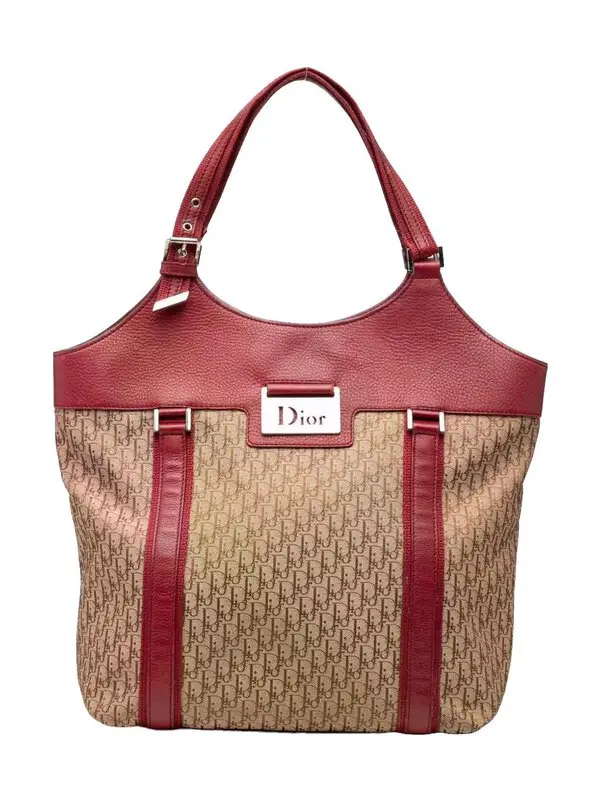 Dior 2005 Diorissimo Trotter Canvas Tote Bag - Brown