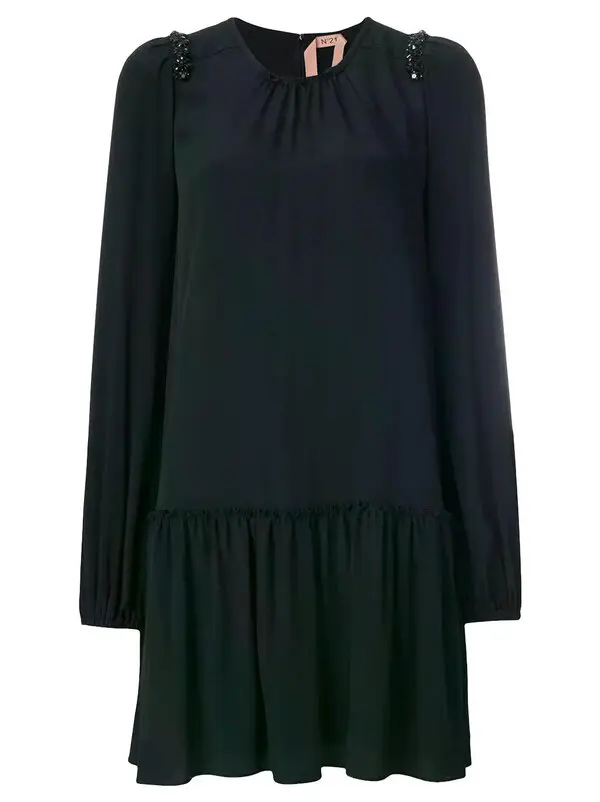 N°21 Frill Detail Dress - Black