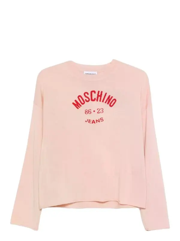Moschino Logo Sweater - Pink