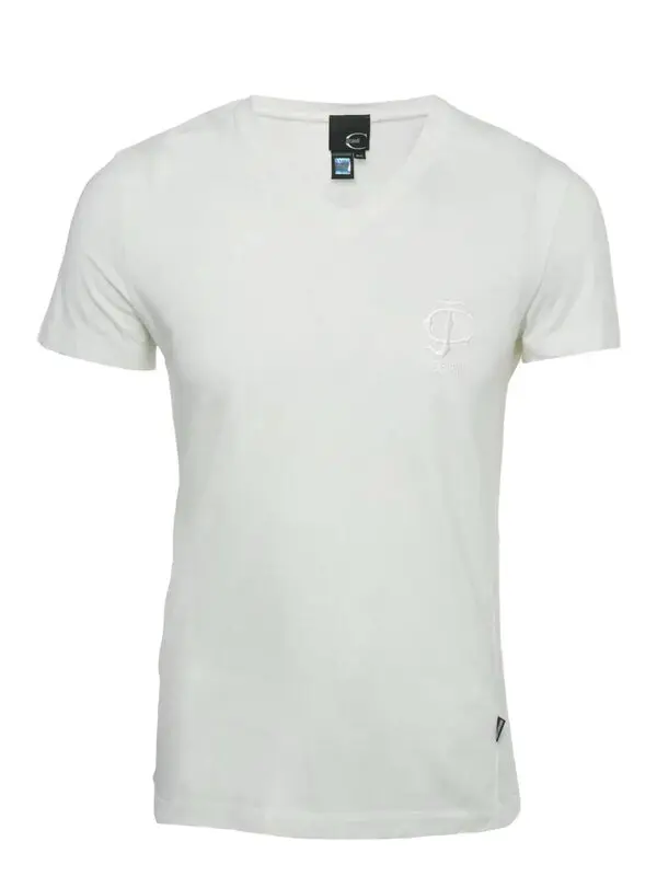 Just Cavalli Logo-embroidery T-shirt - White
