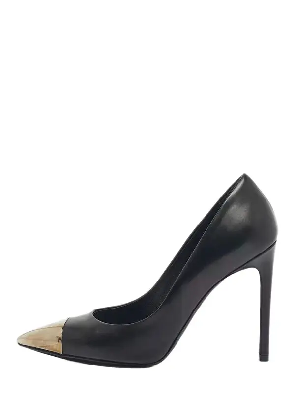 LOUIS VUITTON Urban Leather Toe-cap Pumps - Black