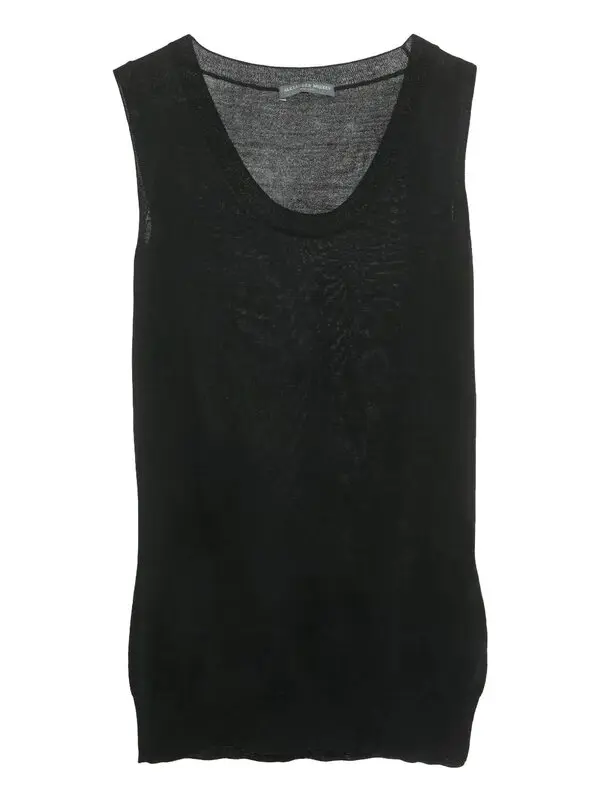 Alexander McQueen Scoop-neck Tank Top - Black