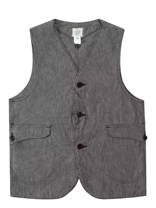POST O'ALLS Royal Traveler Waistcoat - Grey