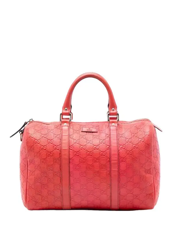 Gucci Medium Sissima Joy Boston Bag - Orange