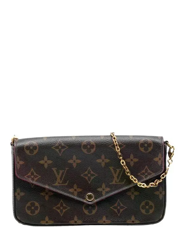 LOUIS VUITTON Monogram Pochette Felicie - Brown
