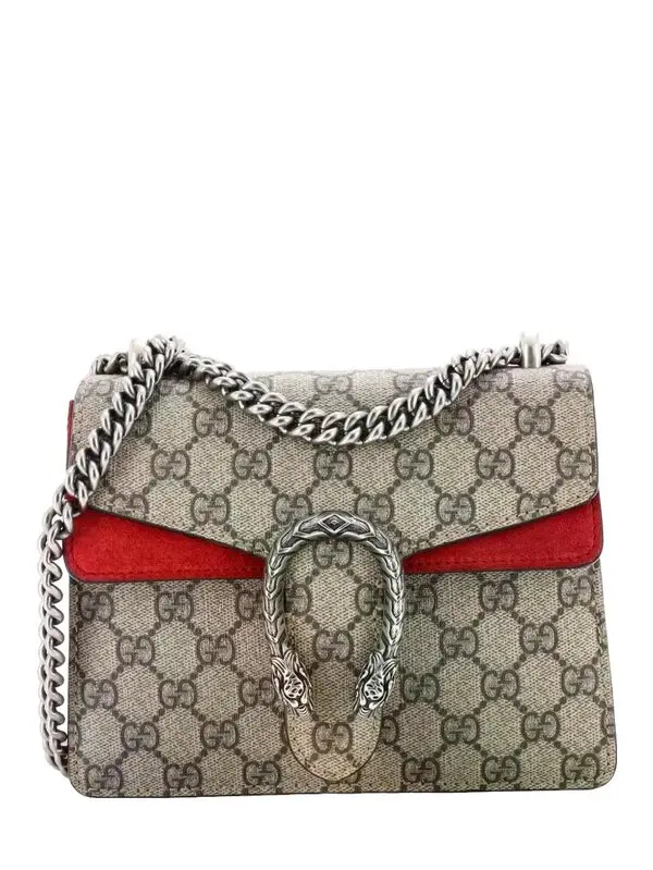 Gucci Dionysus Gg Coated Canvas Mini Crossbody Bag - Red