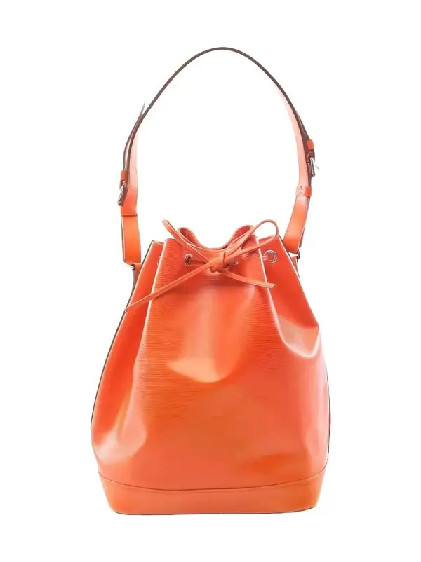 LOUIS VUITTON 2013 Noe Leather Bucket Bag - Orange