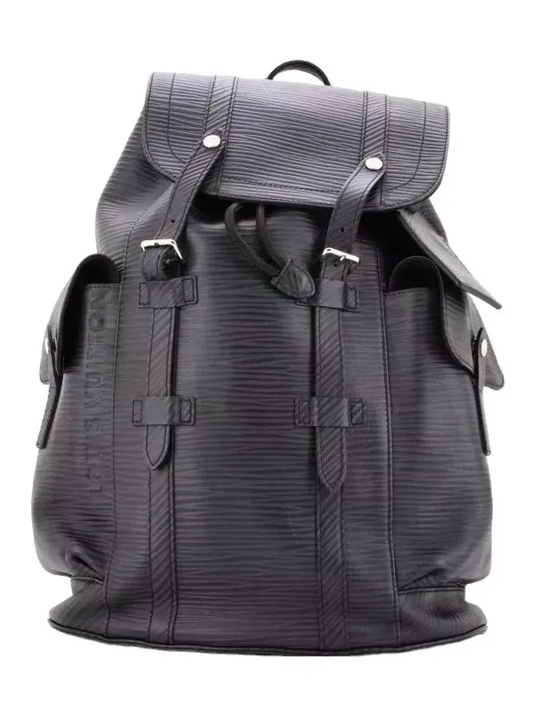LOUIS VUITTON Christopher Epi Leather Pm Backpack - Black