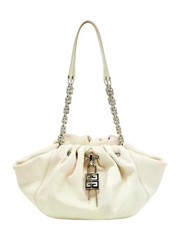 Givenchy Kenny Leather Shoulder Bag - Neutrals