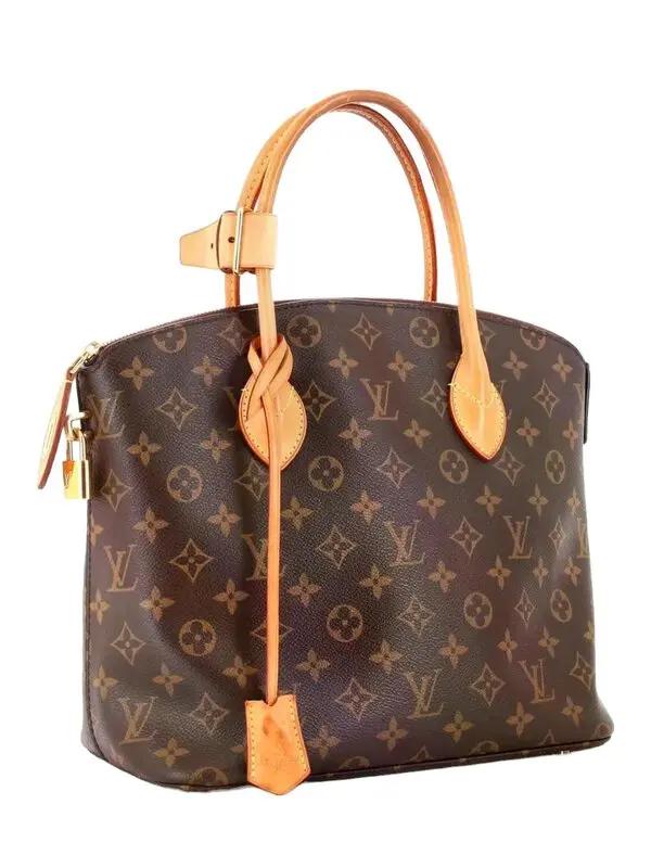 LOUIS VUITTON Lockit Nm Handbag Monogram Canvas Pm - Brown