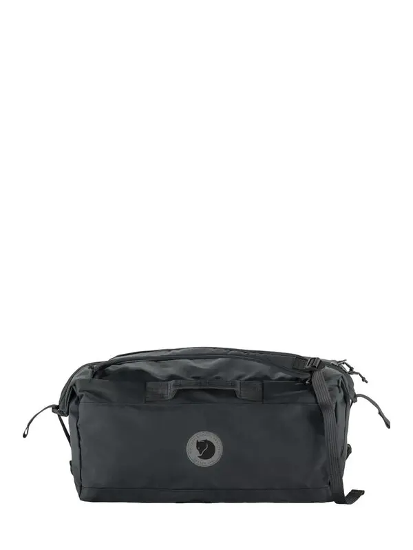 Fjallraven Logo Duffle Bag - Black