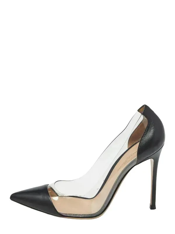 GIANVITO ROSSI Plexi Point-toe Pumps - White