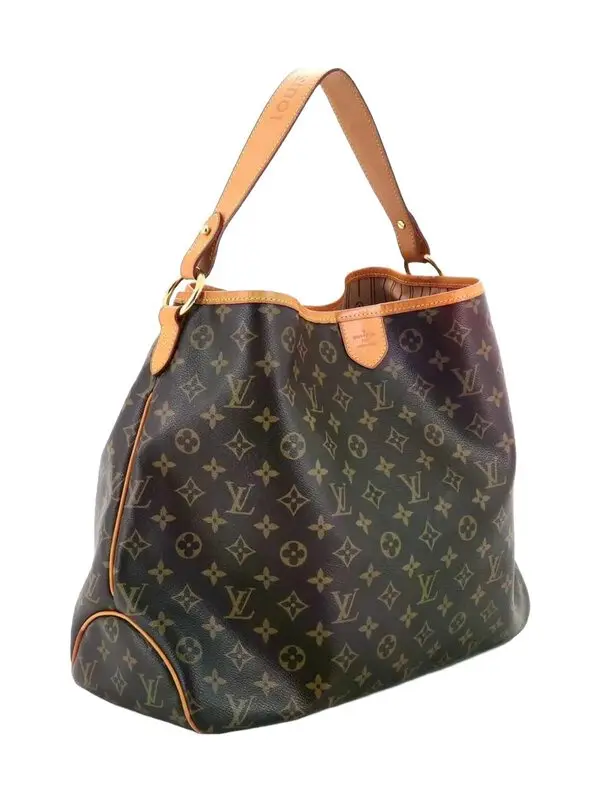 LOUIS VUITTON Delightful Handbag Monogram Canvas Mm Hobo Bag - Brown
