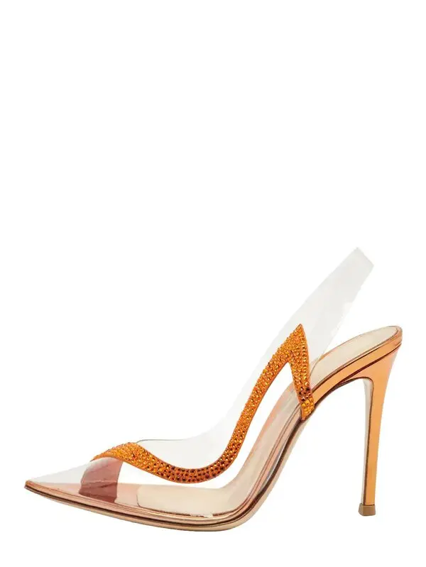 GIANVITO ROSSI Hortensia Slingback Pumps - White